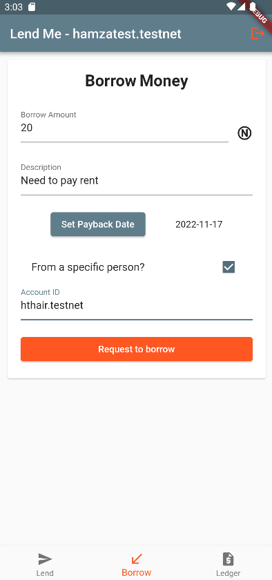 GitHub - neararabic/lend-me: Lend and borrow with good faith on NEAR