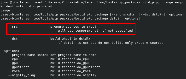 4GB tmpfs is not enough for build · Issue #15 · rocm-arch/tensorflow ...