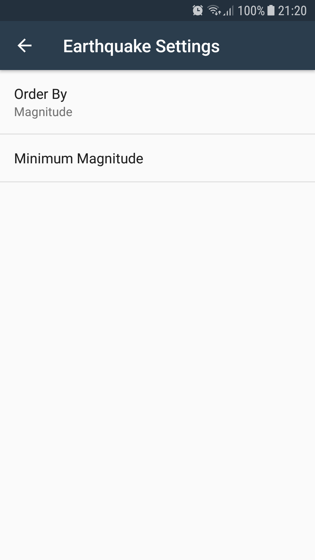 GitHub - sbezjak/Quake: App that displays a list of earthquakes.