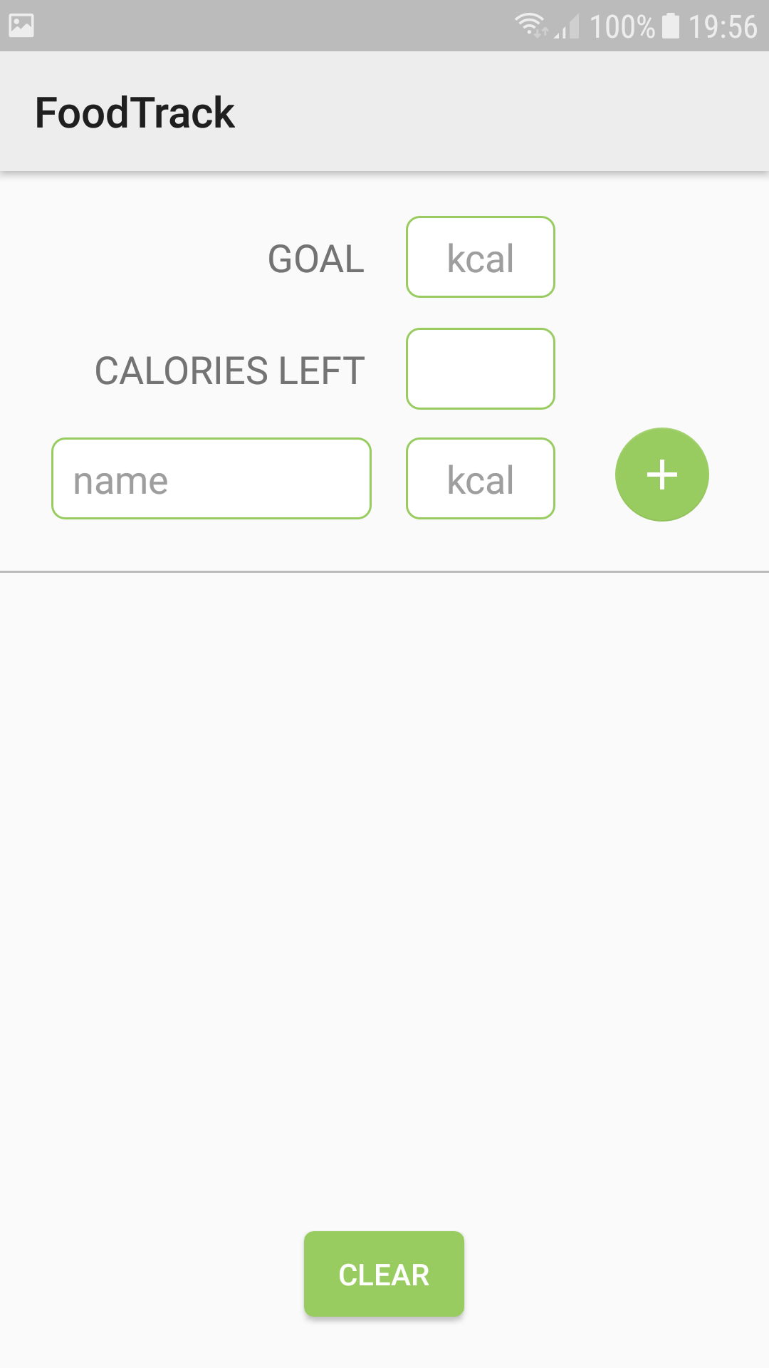 GitHub - sbezjak/FoodTrack: App for tracking daily caloric intake.