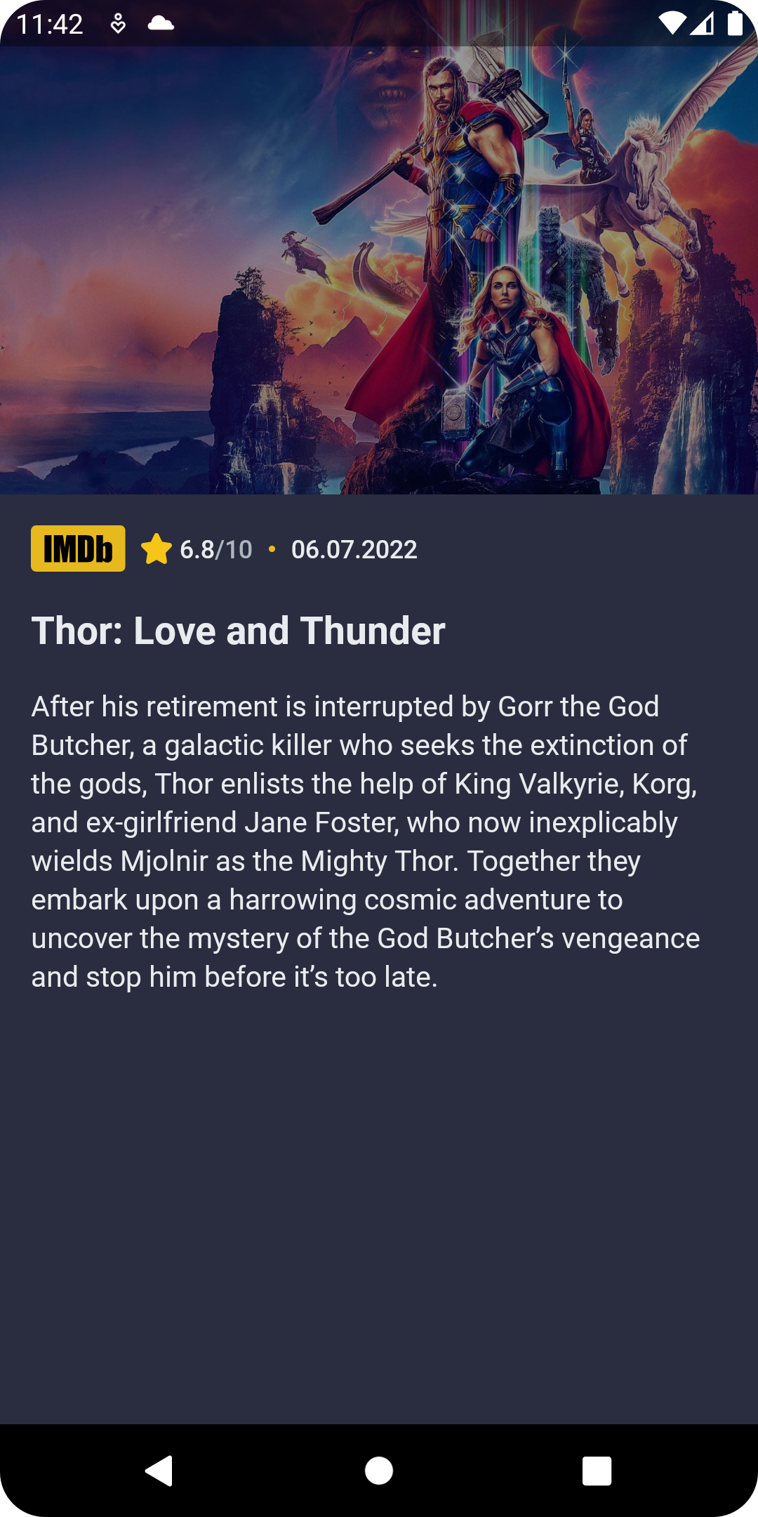 GitHub - cyeksan/MovieApp: An Android movie project that retrieves movie data with Clean ...