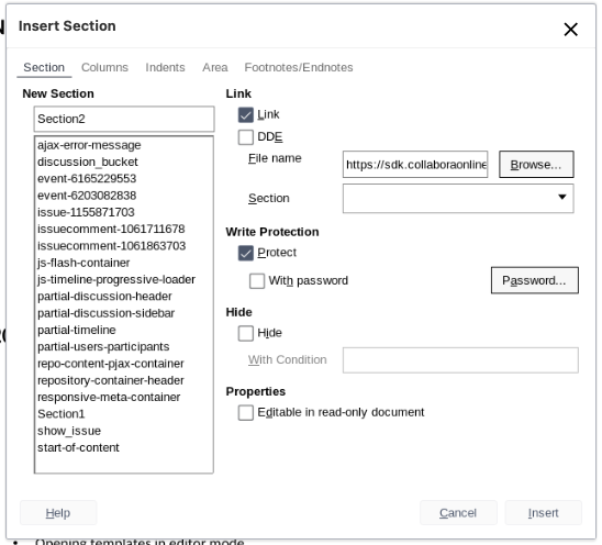 Safari: Pasting a link triggers "Insert section" · Issue #5357 · CollaboraOnline/online · GitHub