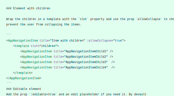 Docs with tag do not show up in docs site · Issue #560 · nextcloud-libraries/nextcloud-vue · GitHub