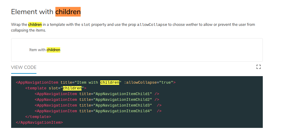 Docs with tag do not show up in docs site · Issue #560 · nextcloud-libraries/nextcloud-vue · GitHub