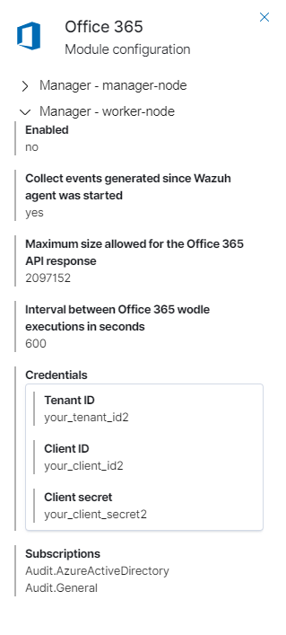 [Module] [Office365] [Panel] Add module configuration to the module information · Issue #3539 ...