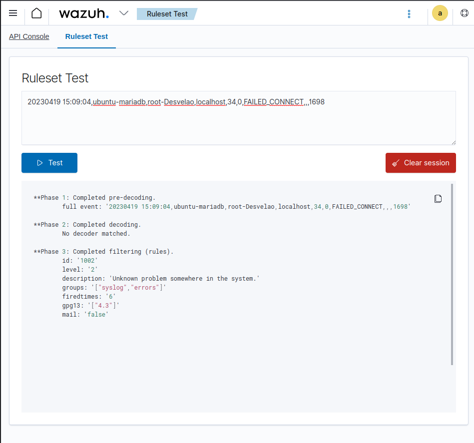 Issue with Wazuh while integrating with Maria-db · Issue #5378 · wazuh/wazuh-dashboard-plugins ...