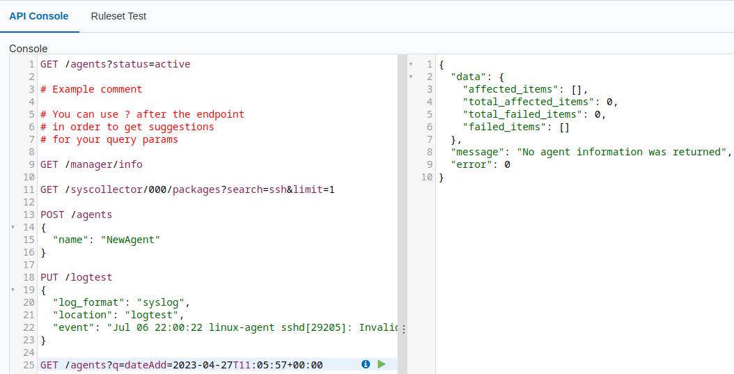 Allow to search in the `q` with the same value that is returned in the API responses when ...