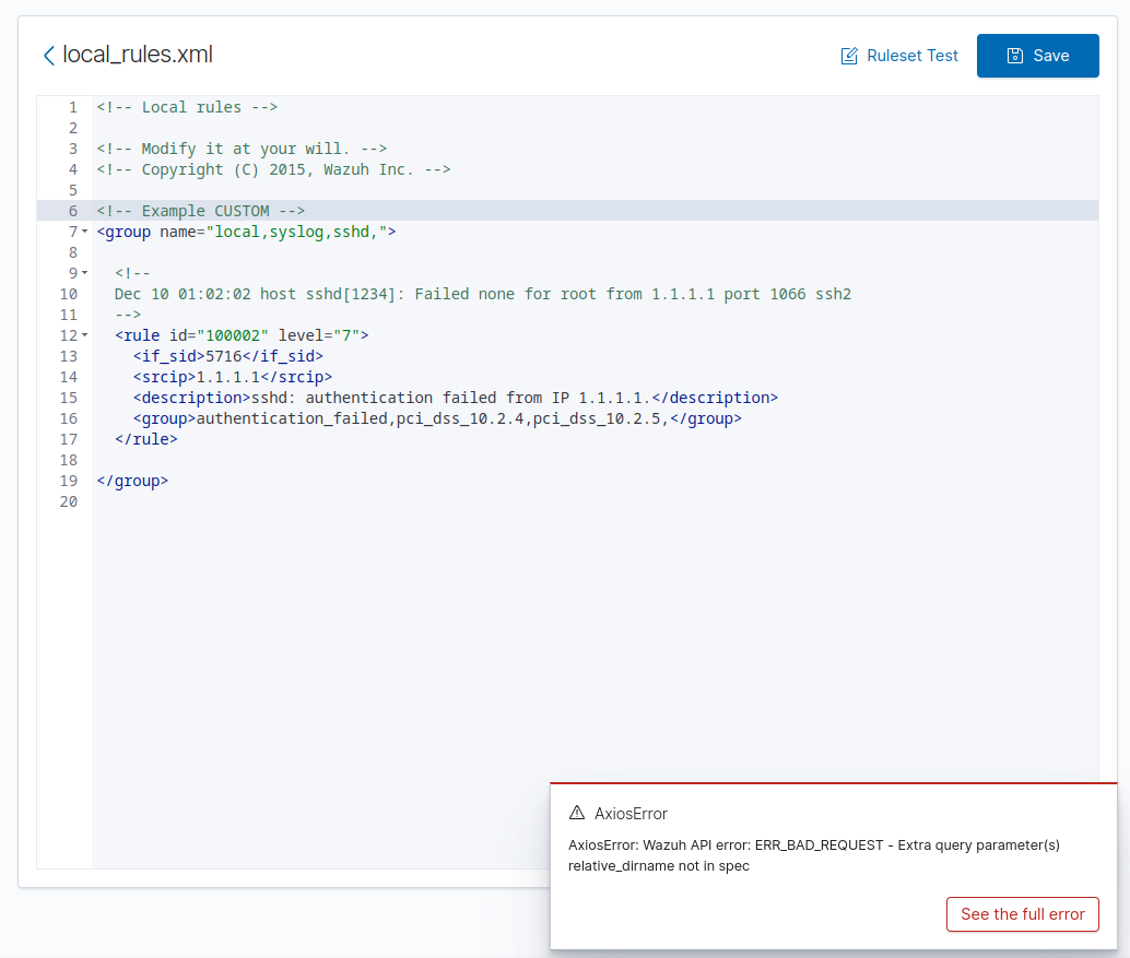Use new default_ruleset parameter when reading rules and decoders file content · Issue #5176 ...
