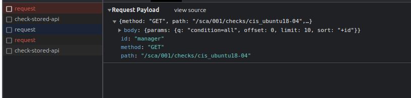Query for `condition` field and `all` value through the `q` in Security Configuration Assessment ...