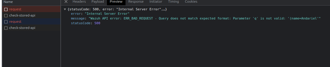 API request returns an error when using a `q` in `GET /mitre/groups` · Issue #18319 · wazuh ...