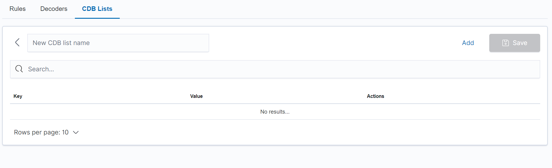 Migrating managent/ruleset list tables to React components · Issue #1899 · wazuh/wazuh-dashboard ...