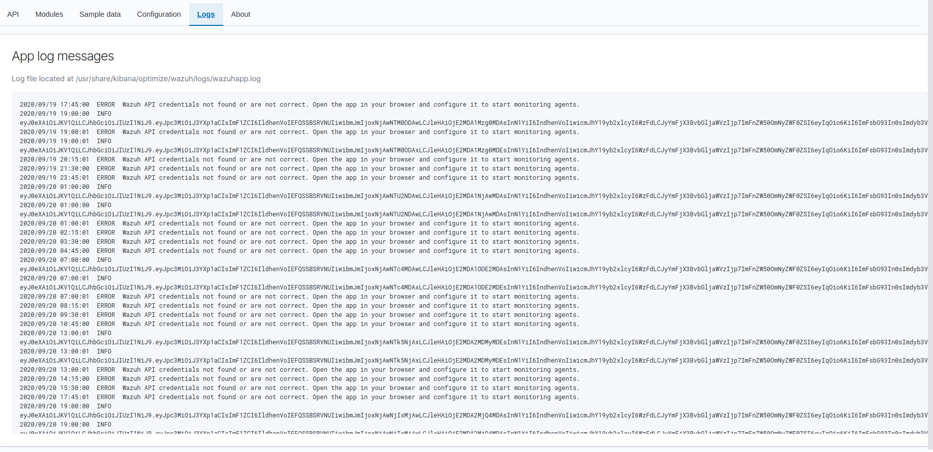 [4.0] Settings/Logs code block overflows horizontally · Issue #2479 · wazuh/wazuh-dashboard ...