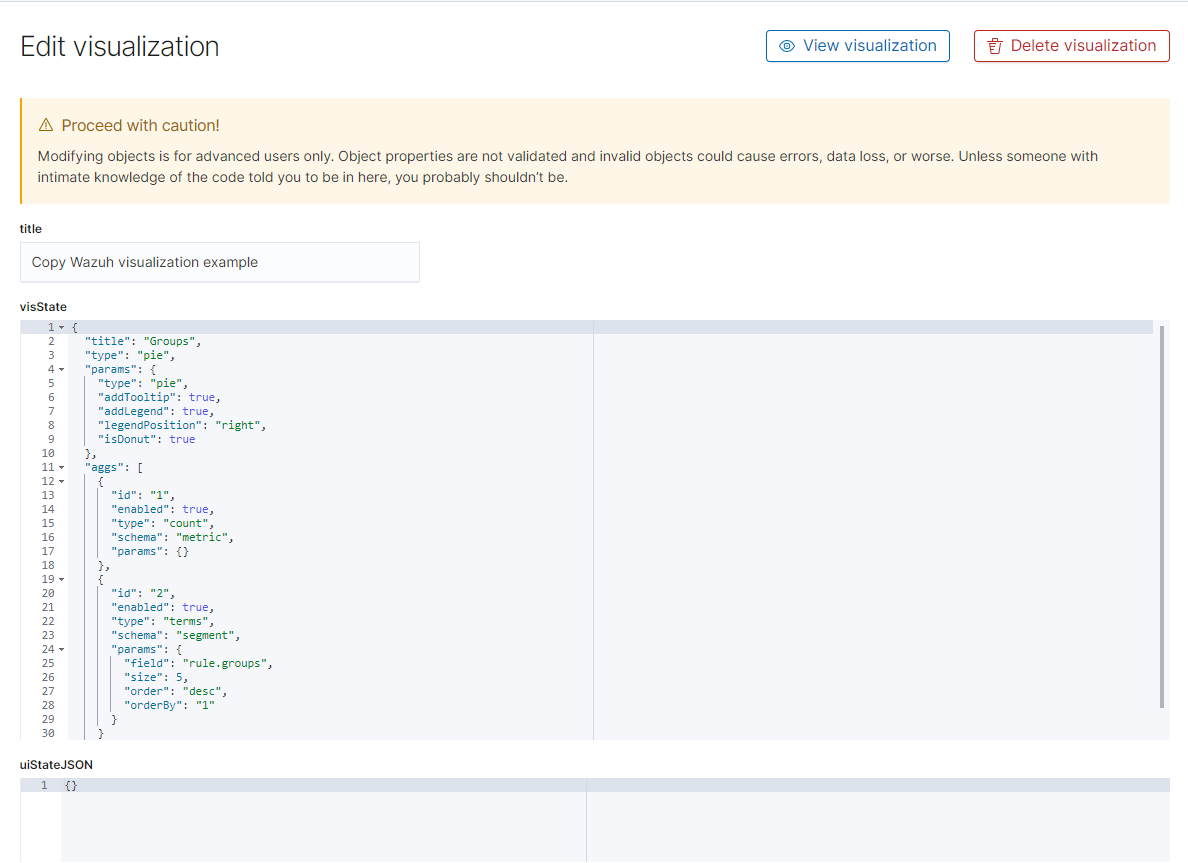 Want to Copy Wazuh Dash Visuals to Custom Dash · Issue #2507 · wazuh/wazuh-dashboard-plugins ...