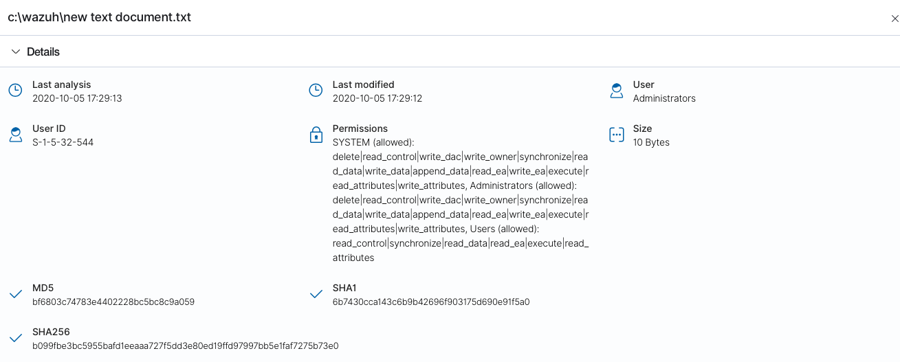 Enhance as permissions are shown in file details flyout · Issue #2514 · wazuh/wazuh-dashboard ...