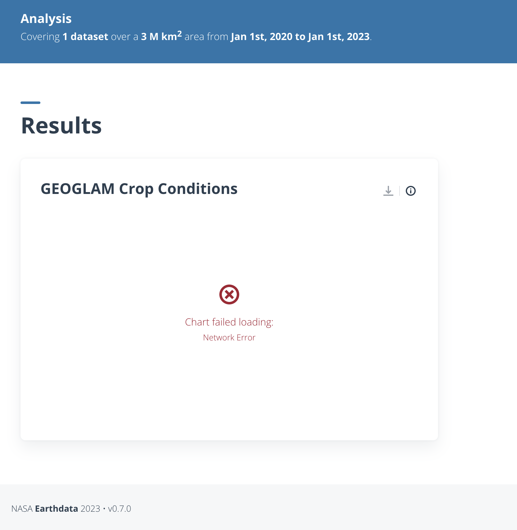 Analysis on GEOGLAM Crop Conditions fails with "Network Error" · Issue ...