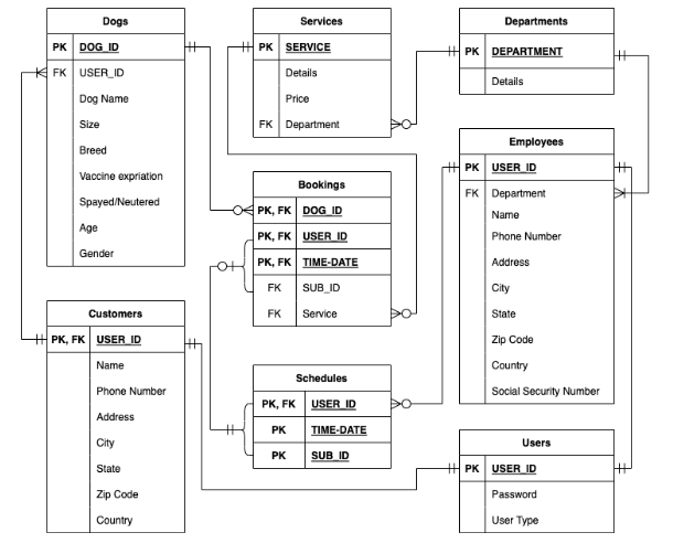 GitHub - 4tiennguyen/PAWsitive_dogCare: Designing a Database for PAWsitive Dog Care