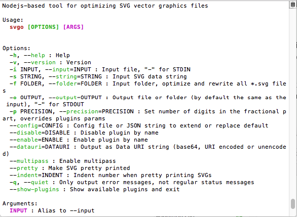How can I change the default setting? · Issue #319 · svg/svgo · GitHub