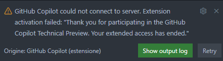 GitHub Copilot could not connect to server · community · Discussion #30494 · GitHub