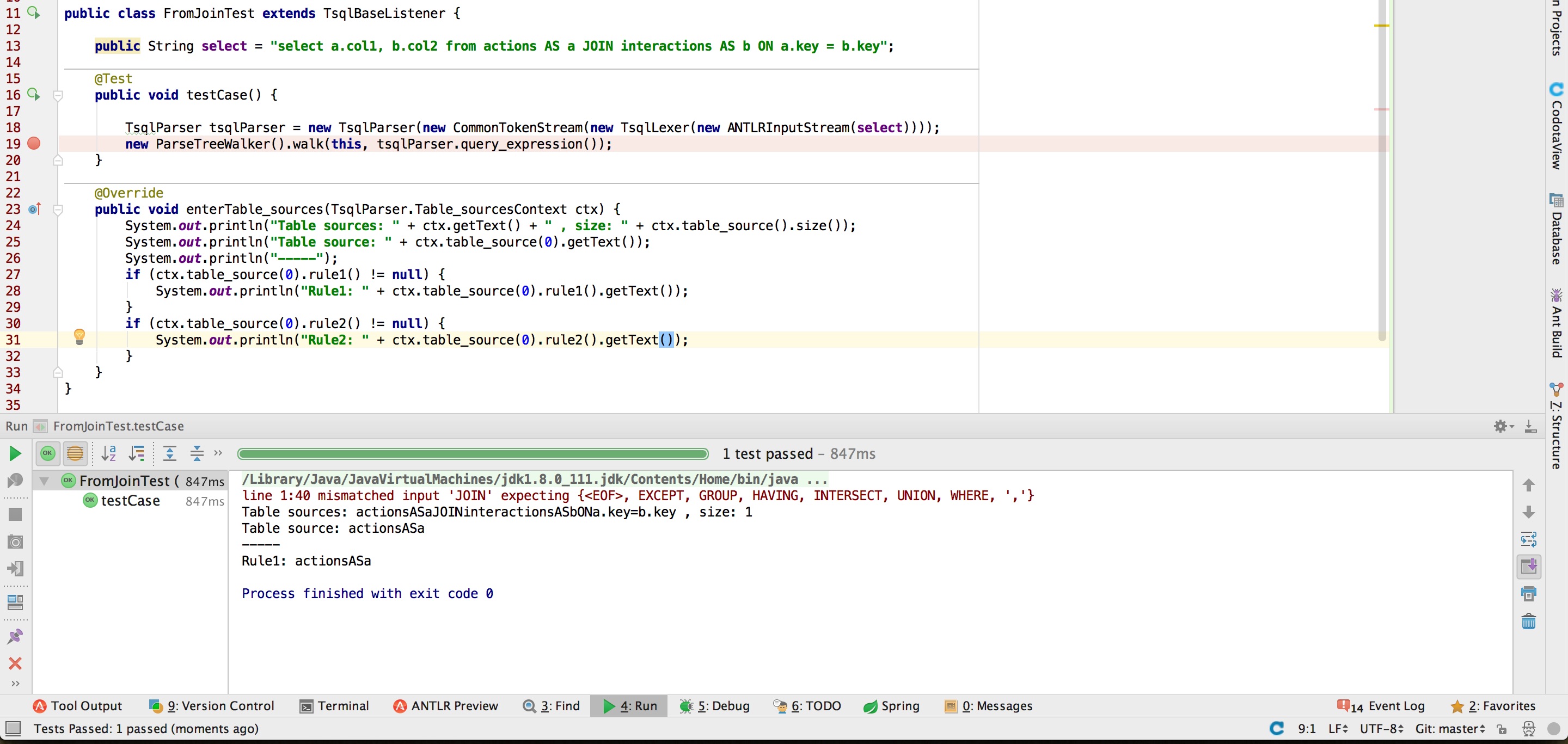 Tsql Error During Parsing Join Condition In `tablesource` Rule · Issue 745 · Antlrgrammars
