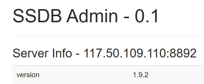 能够访问SSDBAdmin但是无法获取SSDB数据 · Issue #27 · jhao104/SSDBAdmin · GitHub