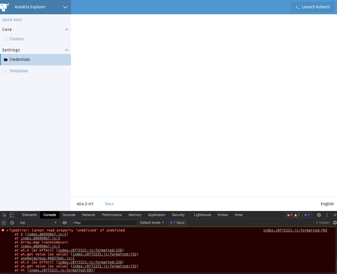 [BUG] Filter credentials for k3d provider · Issue #312 · cnrancher/autok3s · GitHub