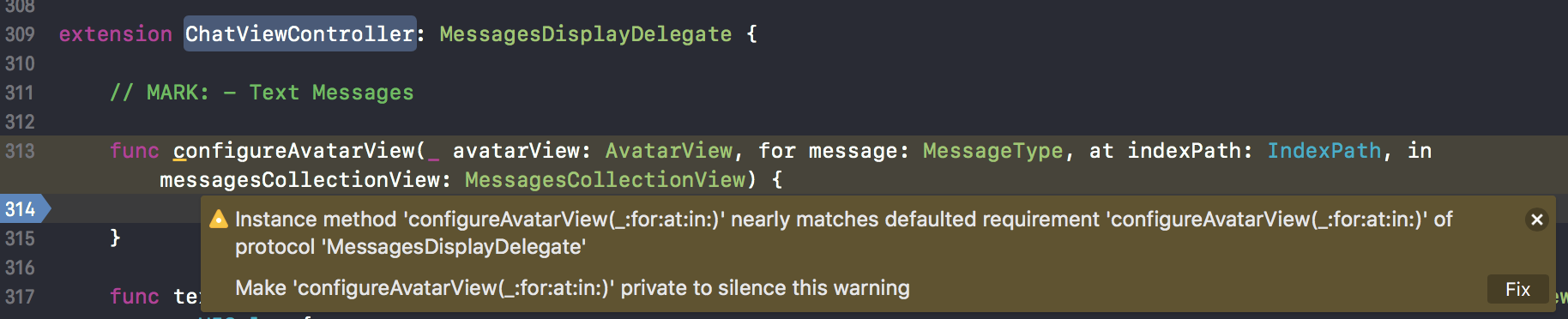configureAvatarView not called · Issue #850 · MessageKit/MessageKit · GitHub
