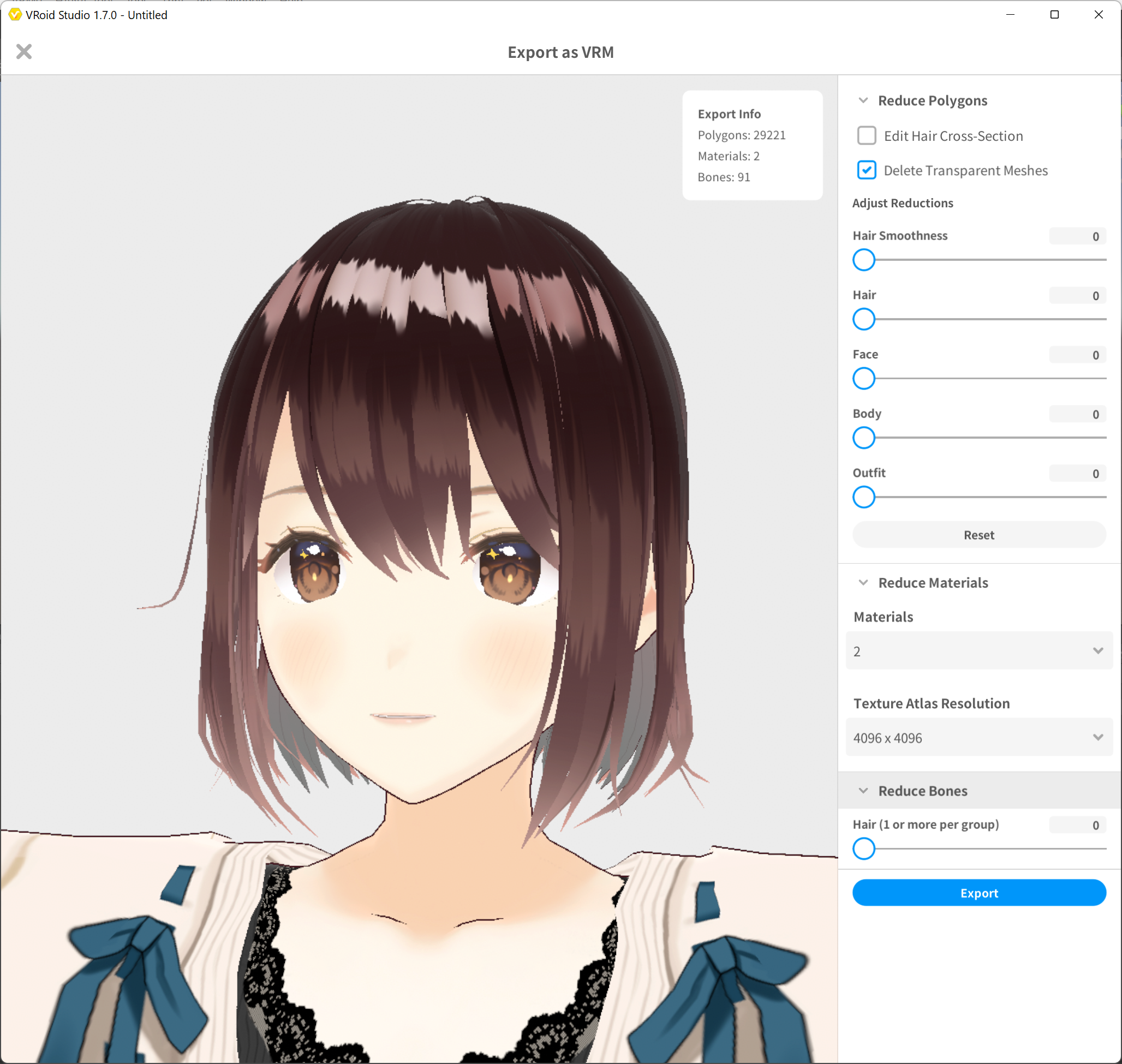 Mesh incompatible with VRoid Studio 1.7.0 · Issue #4 · hinzka ...