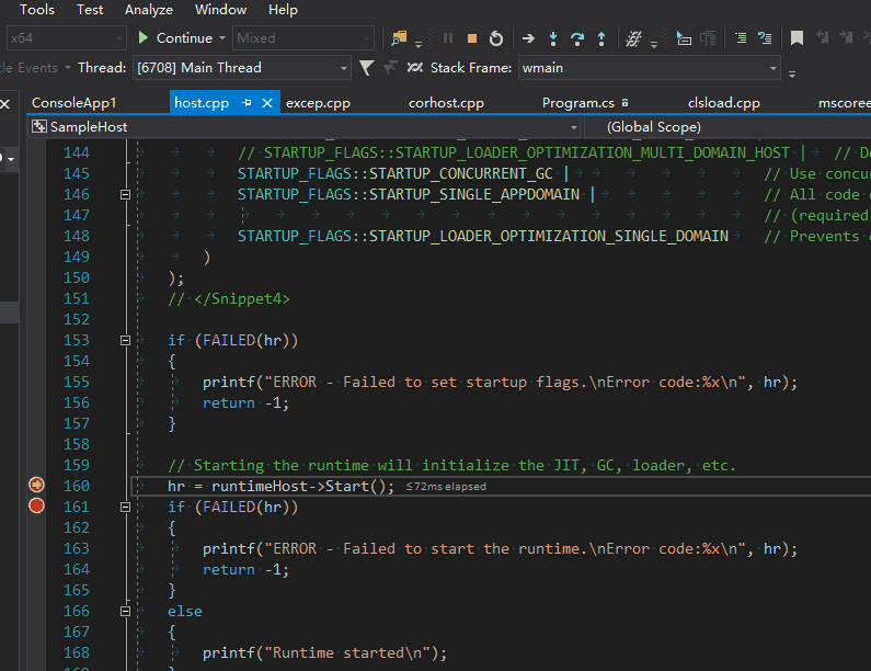 Debug Failed With C Hosting · Issue 9882 · Dotnetruntime · Github 