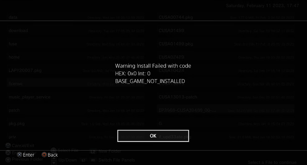 PKG Install related bugs.... · Issue #9 · LightningMods/Itemzflow · GitHub