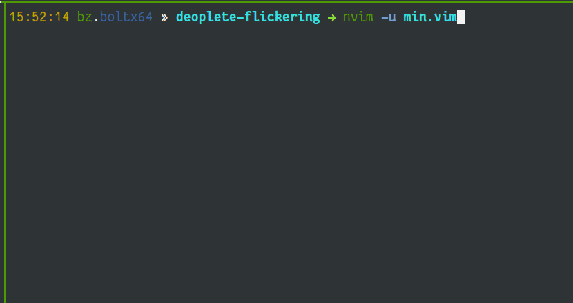 Flickering with certain set of plugins (probably async) · Issue #726 · Shougo/deoplete.nvim · GitHub