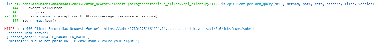 Databricks INVALID_PARAMETER_VALUE error when calling client.get_offline_features() · Issue #478 ...