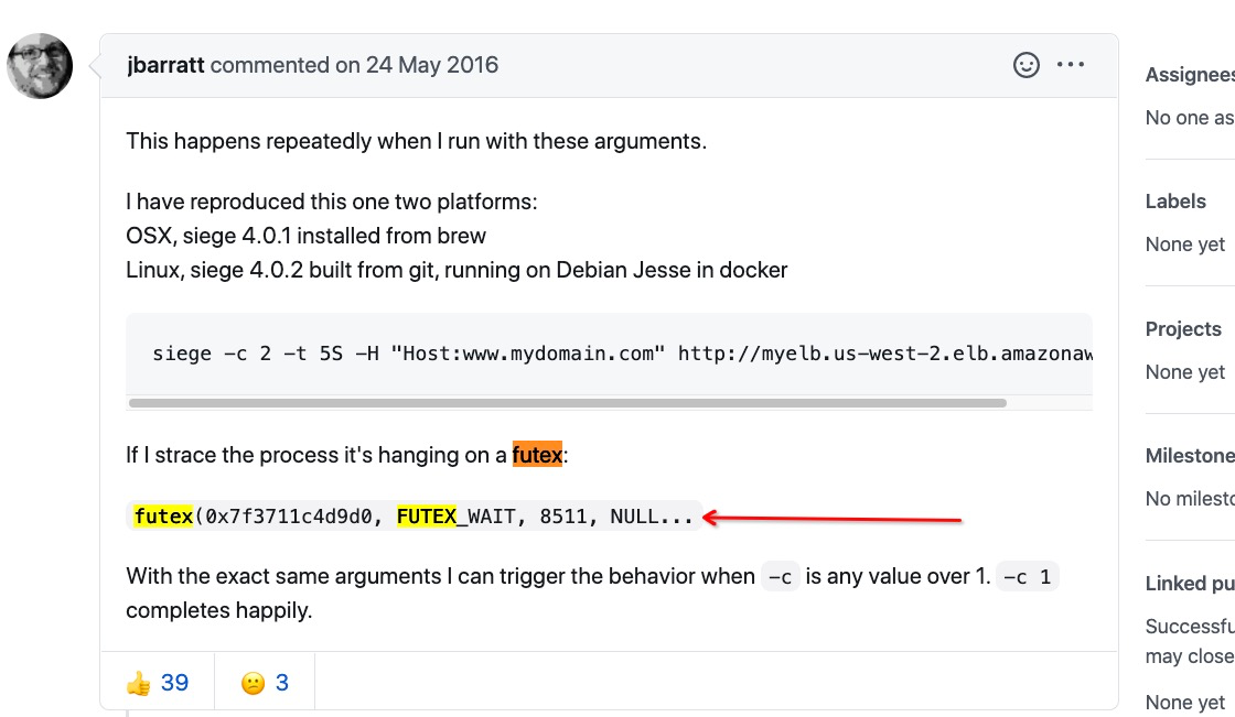 Siege 4.0.1/4.0.2 hangs forever on 'Lifting the server siege...' with ...