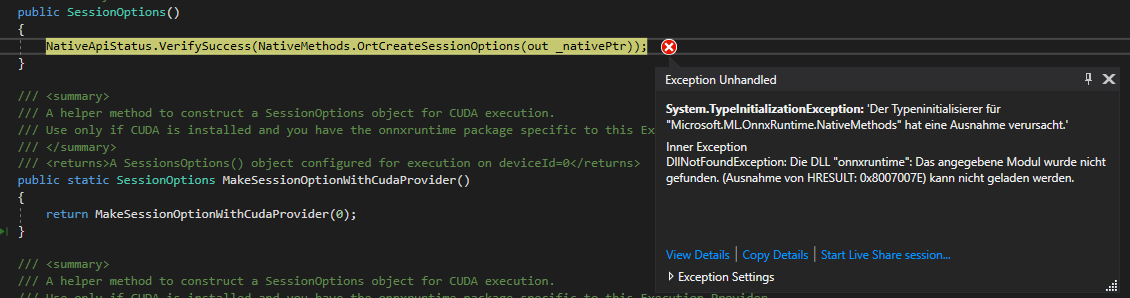 NuGet package onnxruntime.dll error · Issue #4009 · microsoft/onnxruntime · GitHub