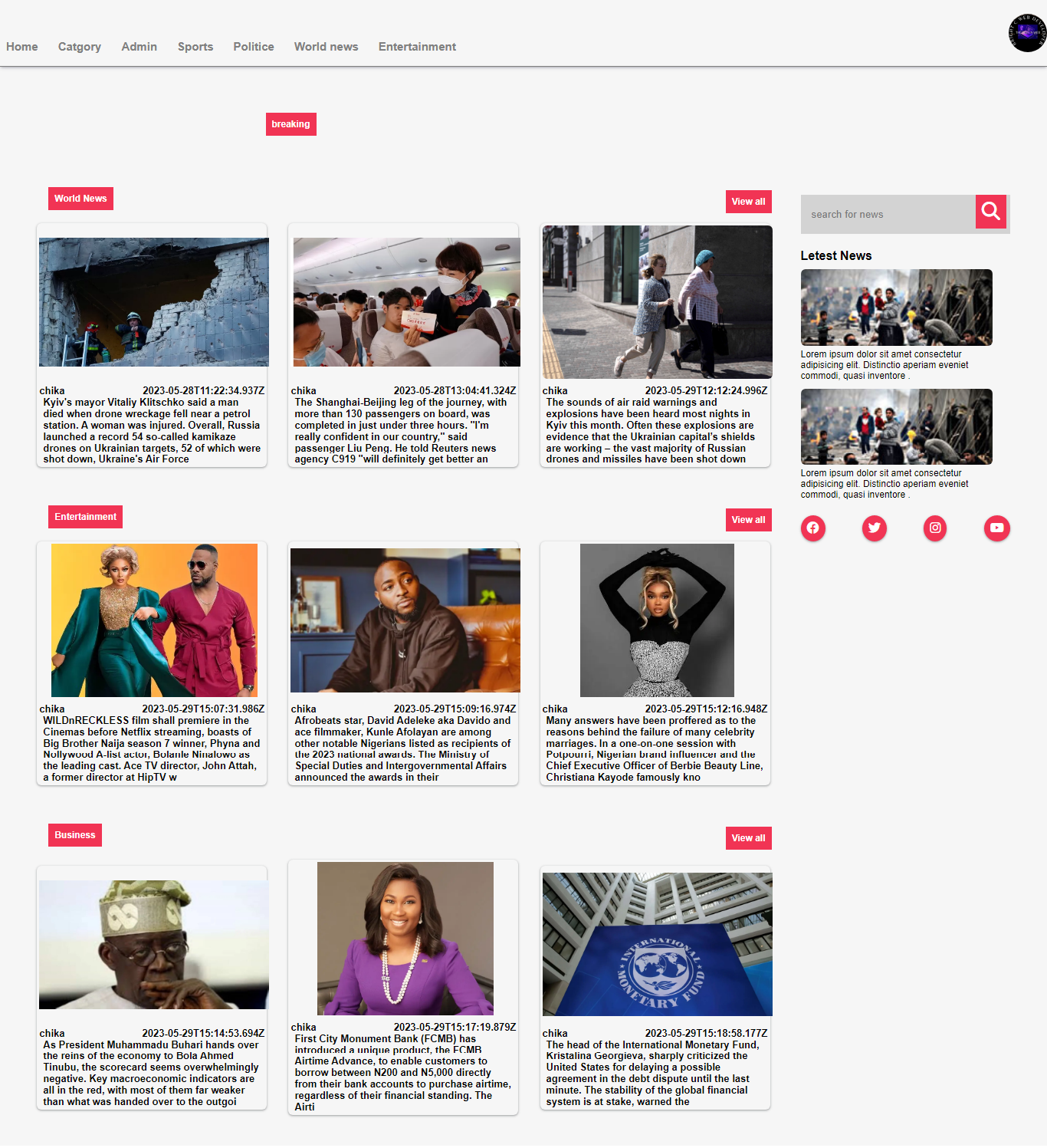 GitHub - Bright11/react-mongodb-news-app