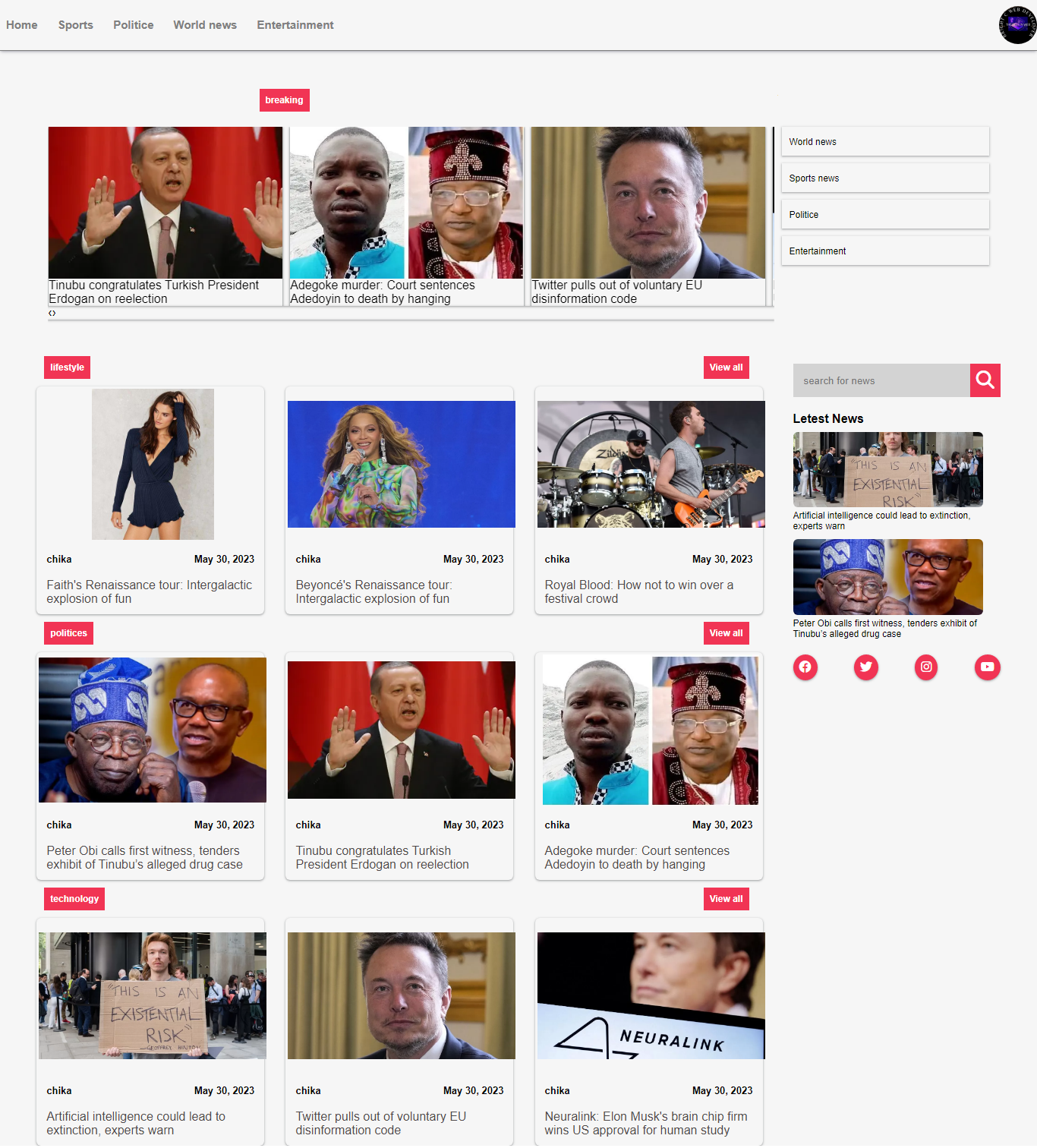 GitHub - Bright11/django-news-website: A simple and easy news website using django