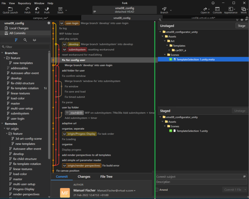 [Feature Request] hybrid view: show all commits & local changes · Issue #1465 · fork-dev ...