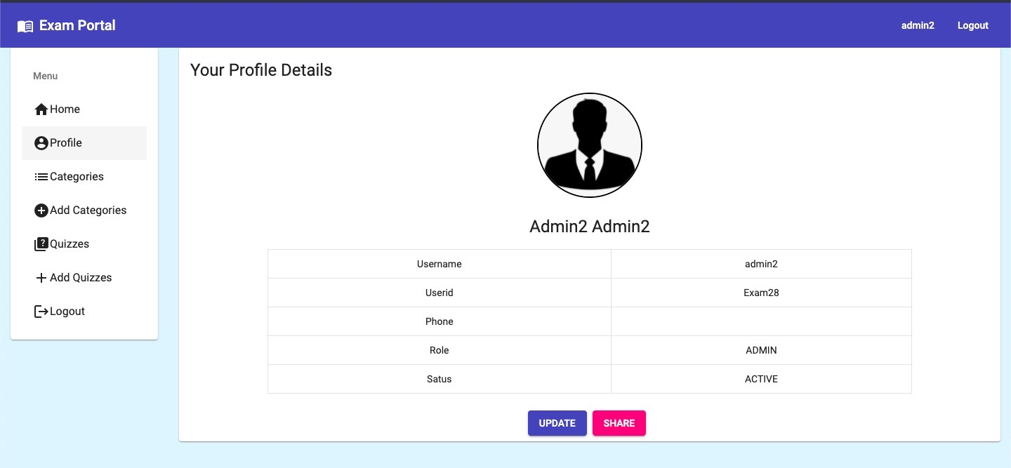 GitHub - neeru-1997/Exam-Portal-Frontend: Angular Frontend of the exam portal application.