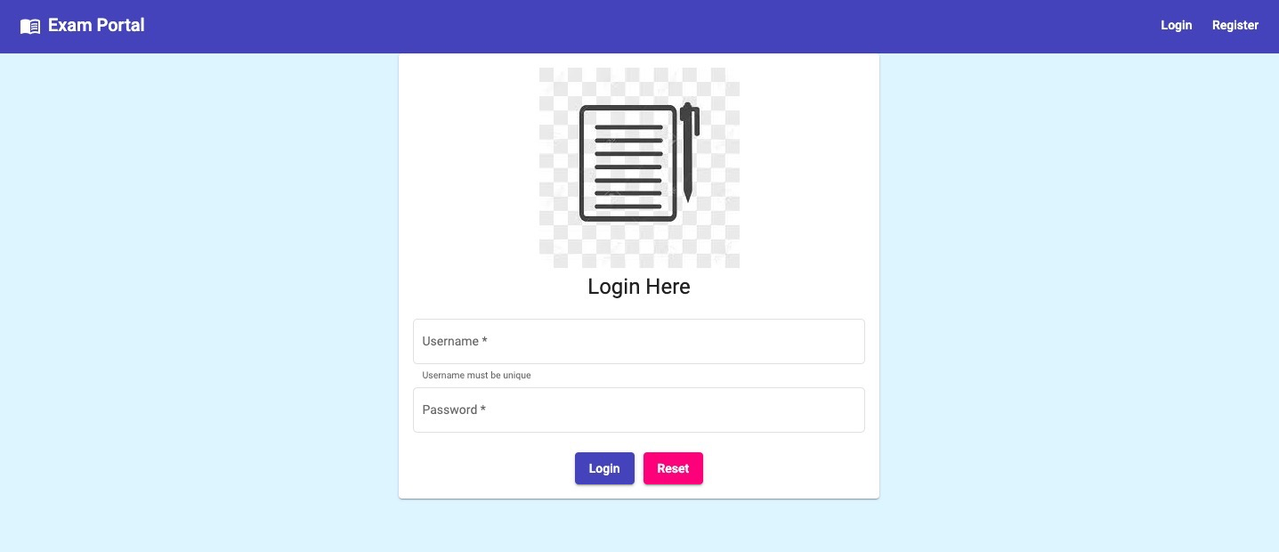 GitHub - neeru-1997/Exam-Portal-Frontend: Angular Frontend of the exam portal application.