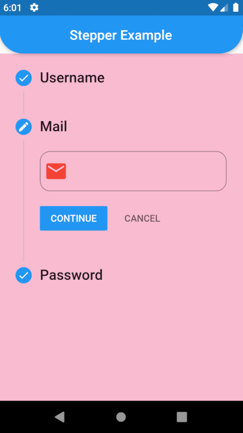 GitHub - kadirbekar/flutter-stepper: I designed a stepper with validation