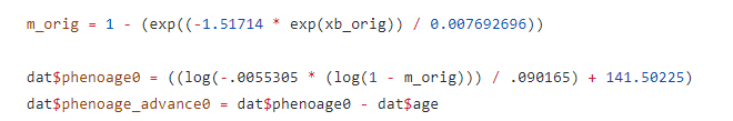 phenoage0 calculation · dayoonkwon BioAge · Discussion #7 · GitHub