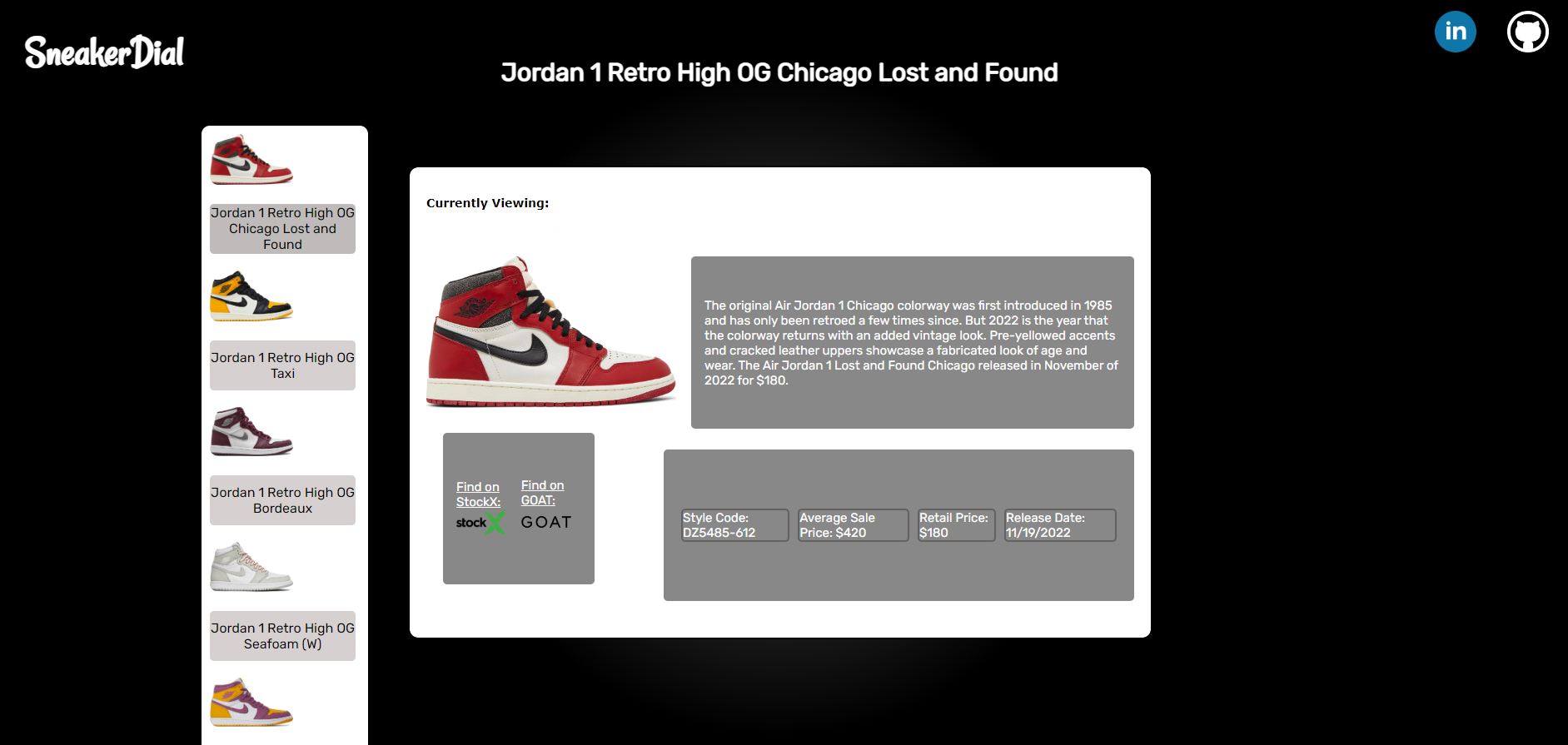 GitHub - andrehanna8/SneakerDial