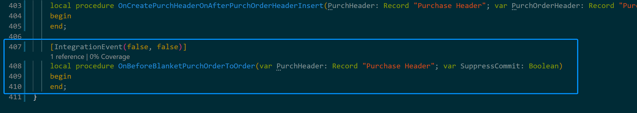 [Event Request] SuppressCommit in codeunit 97 'Blanket Purch. Order to Order' · Issue #24572 ...