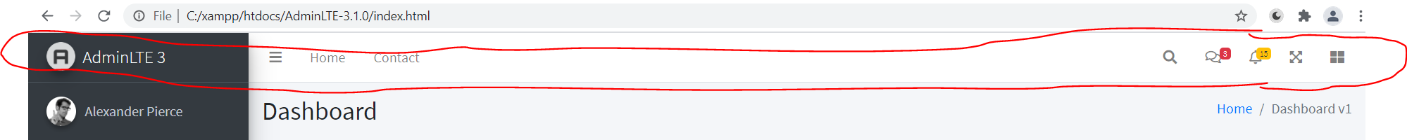 How to Increase the Height of Navbar Header · Issue #3634 · ColorlibHQ/AdminLTE · GitHub
