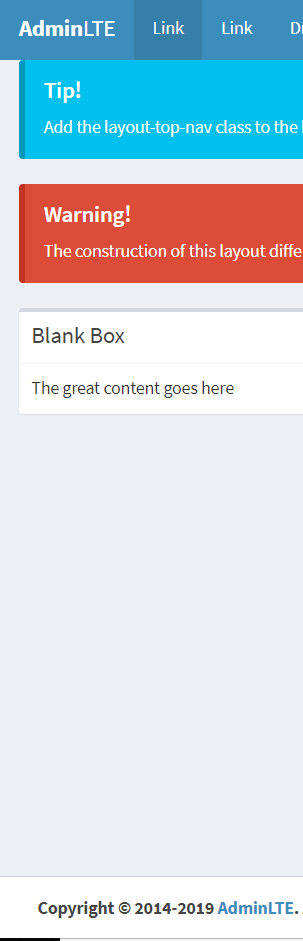 How to Align top and side (left and right) in Top Nav Layout - Remove spaces · Issue #2248 ...