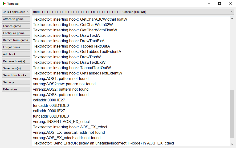 Spiral Dystopia is not supported :( · Issue #1078 · Artikash/Textractor · GitHub