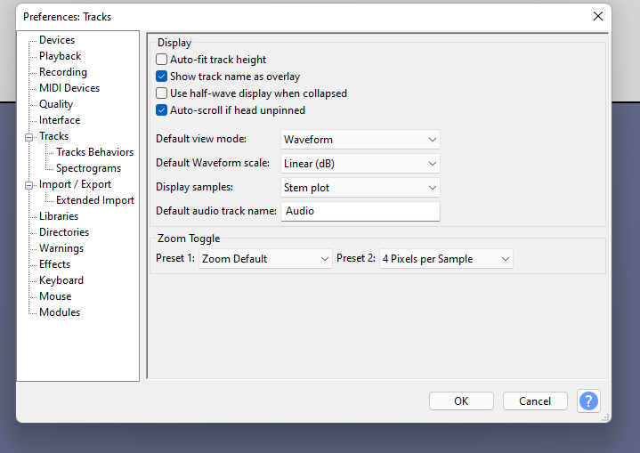 Add a linear-scale dB vertical ruler · Issue #2683 · audacity/audacity · GitHub