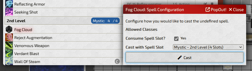 SpellCastDialog is not showing spell information correctly · Issue #1177 · foundryvtt-starfinder ...