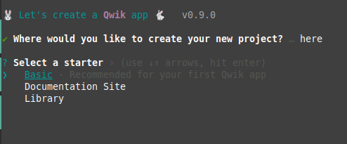 No choice for quik-city on npm create · Issue #1423 · QwikDev/qwik · GitHub