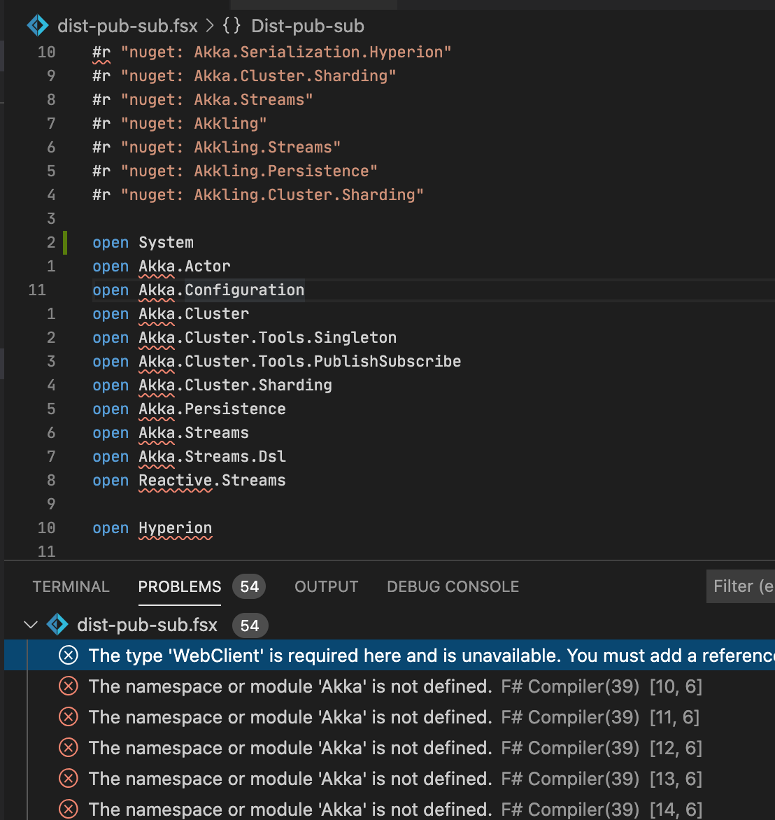 Unable to get IDE support on fsx files. · Issue #1436 · ionide/ionide-vscode-fsharp · GitHub