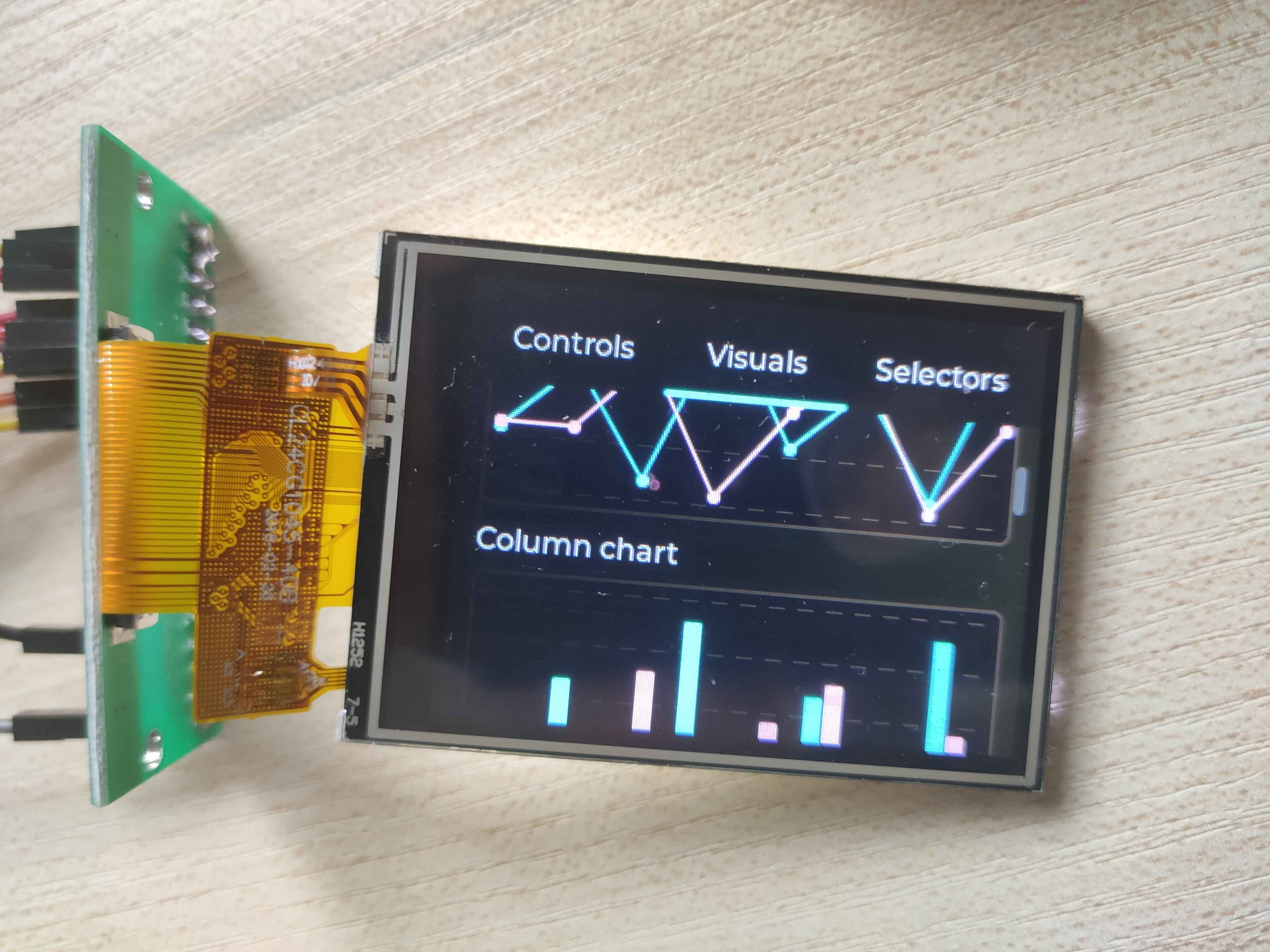 运行demo有样式，但颜色不对 · Issue #261 · lvgl/lv_port_esp32 · GitHub